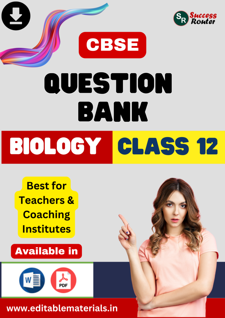 CBSE Class 12 Maths - Editable Materials CBSE Class 12 Maths - Editable Materials
