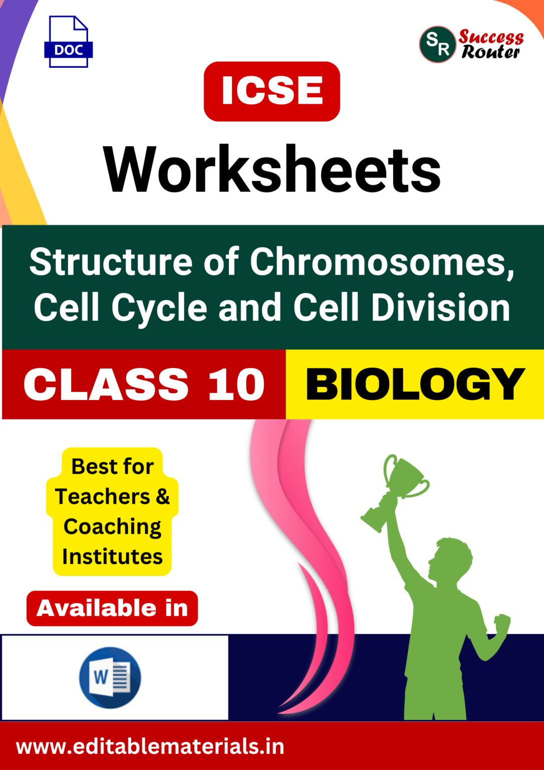 ICSE Class 10 Biology Chapter 1 Structure of Chromosomes, Cell Cycle ...